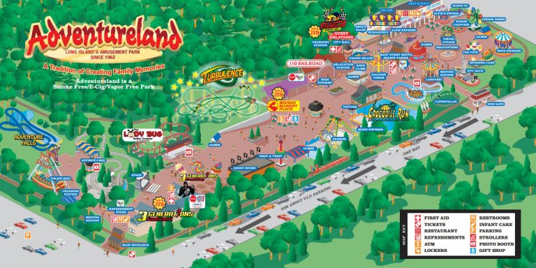 adventure-land-map – Adventureland Amusement Park Long Island New York